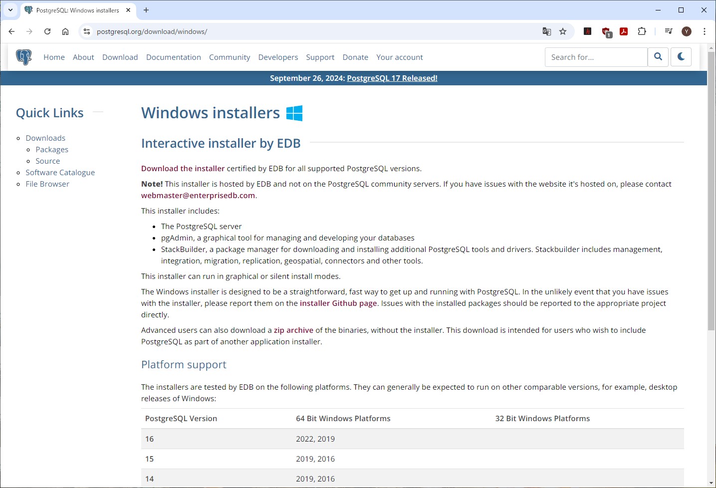 PostgreSQLをWindowsにインストールする | 前向きアプリ屋の備忘録